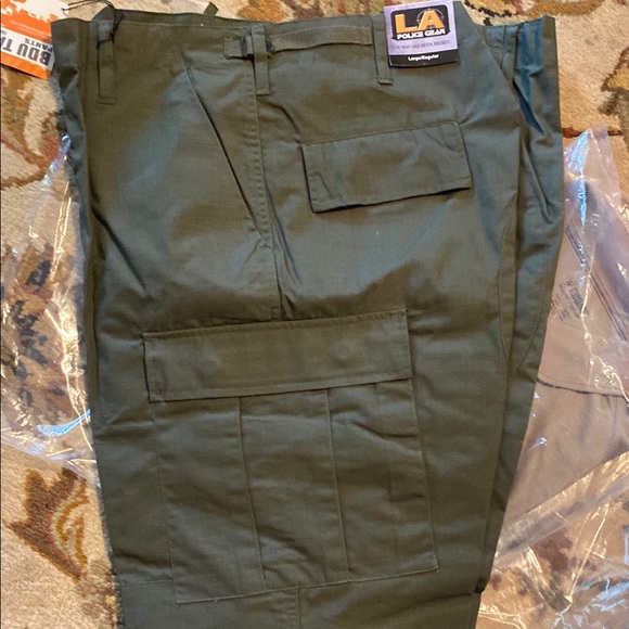 La Police Gear | Pants | Nwt Green Cargo Pants With Tactical Design ...